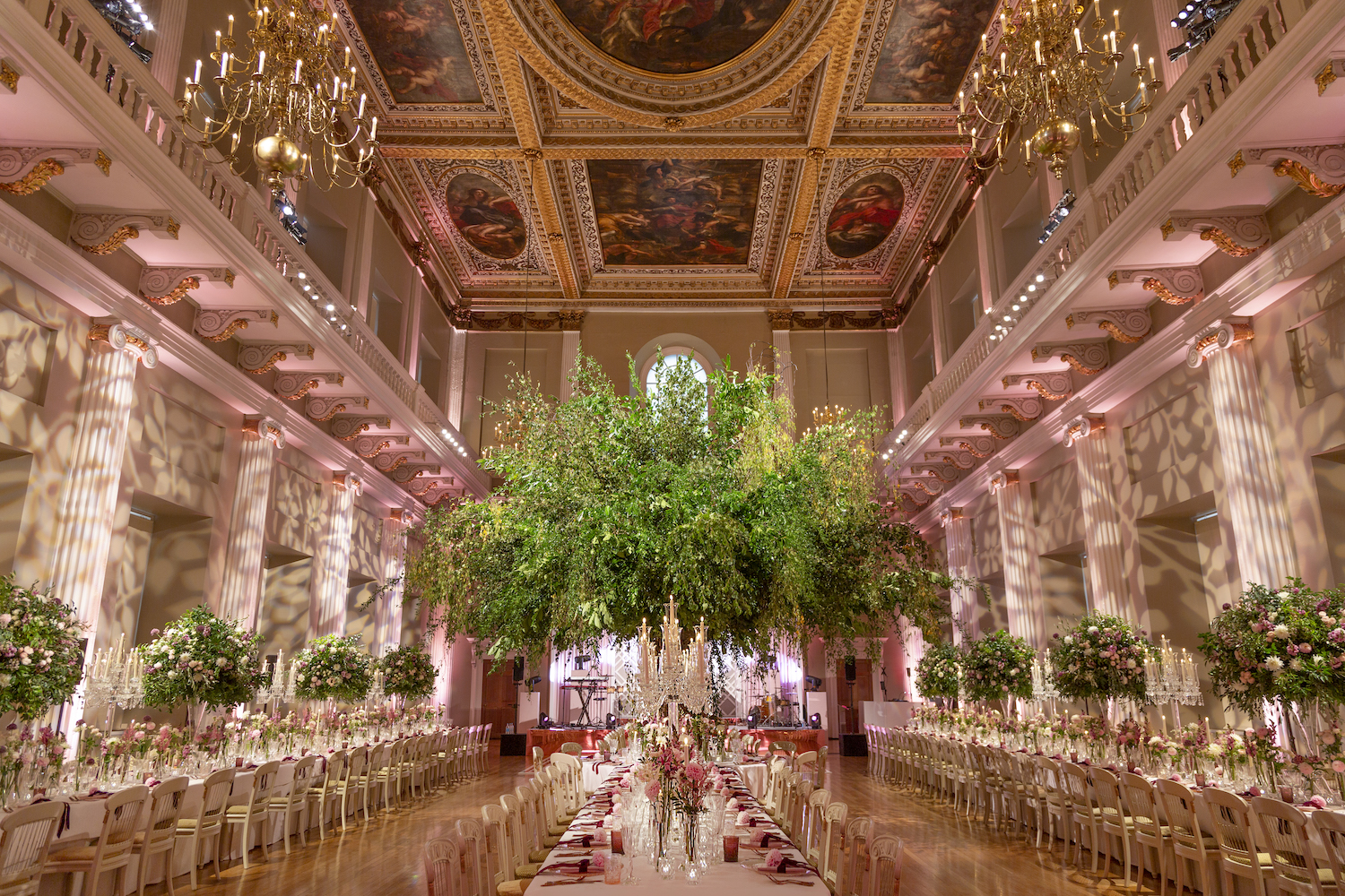 Abundant & Romantic Wedding | Banqueting House | Larry Walshe Studios